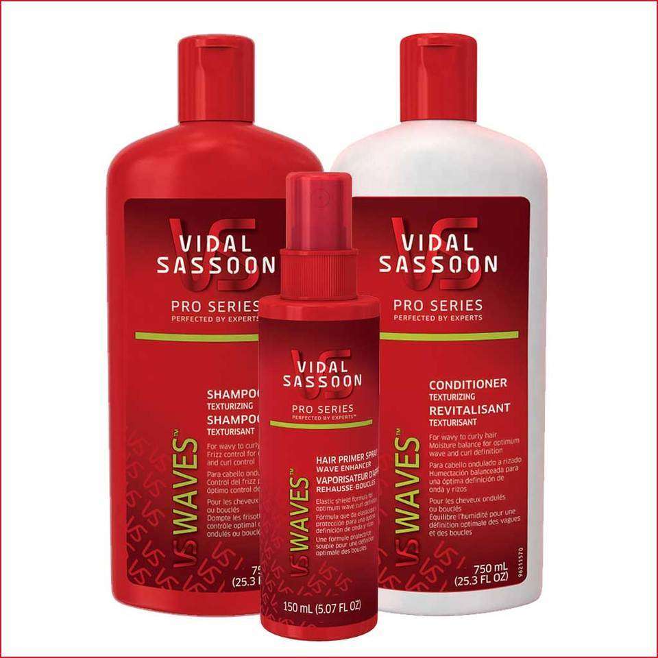 Amazon.com : Vidal Sassoon Waves Texturizing Shampoo 12 Fluid Ounce : Hair Shampoos : Beauty