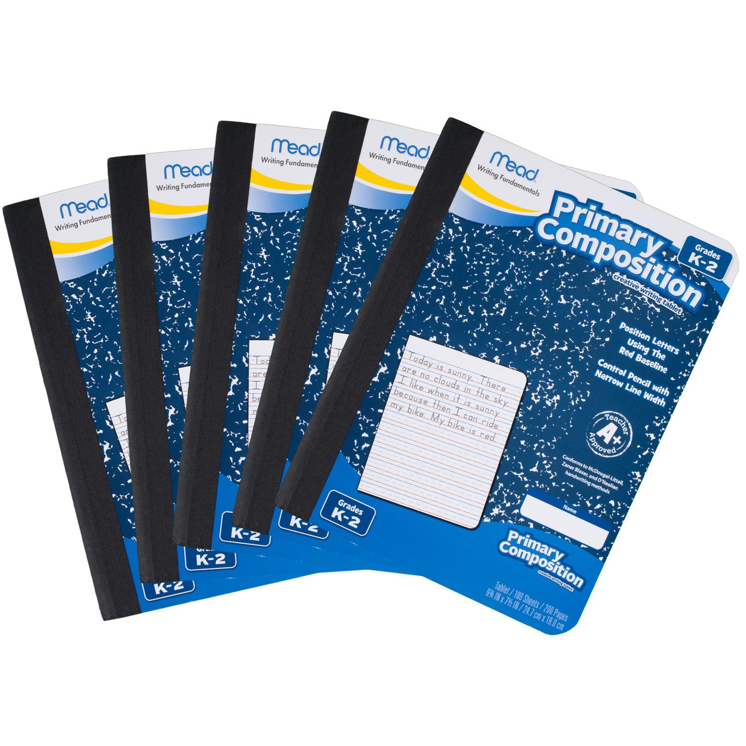 Amazon Mead Composition Book Primary Grades K 2 100 Wide Ruled 