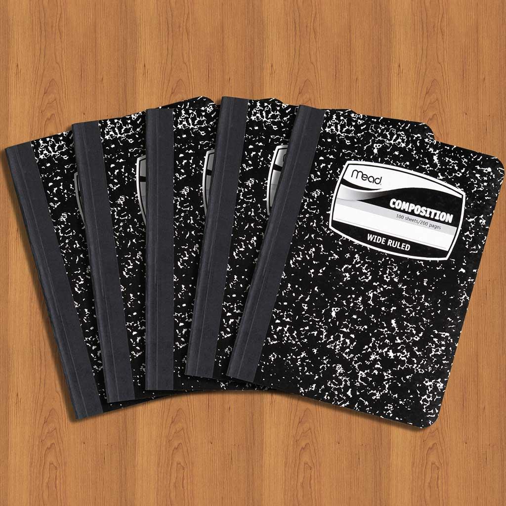 Amazon Mead Composition Notebook College Ruled 100 Sheets 5 