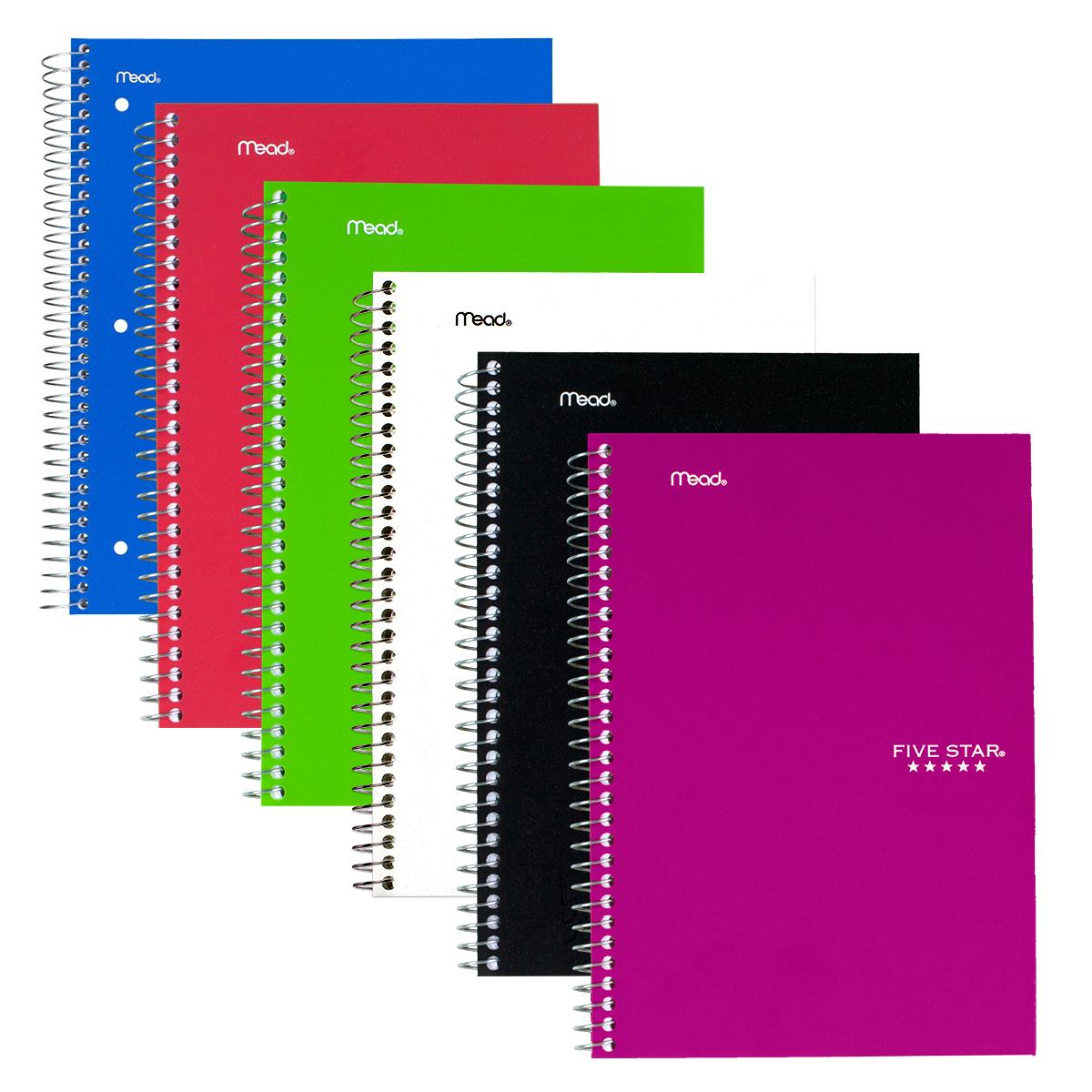 Five Star 2 Subject Notebook Notebook Wirebound Notebook College Ruled