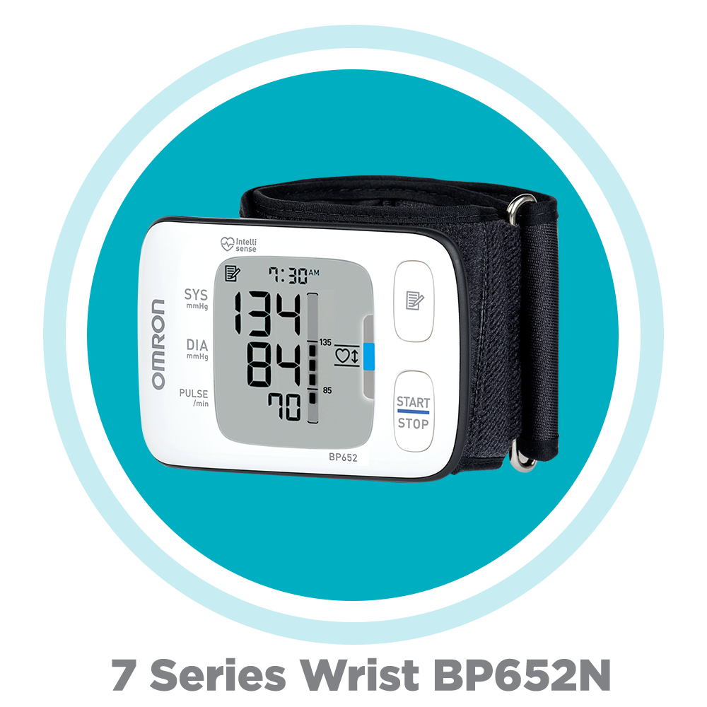Amazon Omron 7 Series Wrist Blood Pressure Monitor Model BP652 