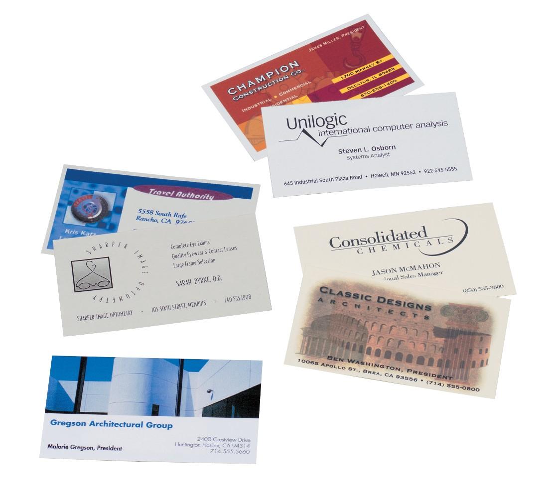 Amazon Avery Glossy Photo Quality Business Cards For InkJet 