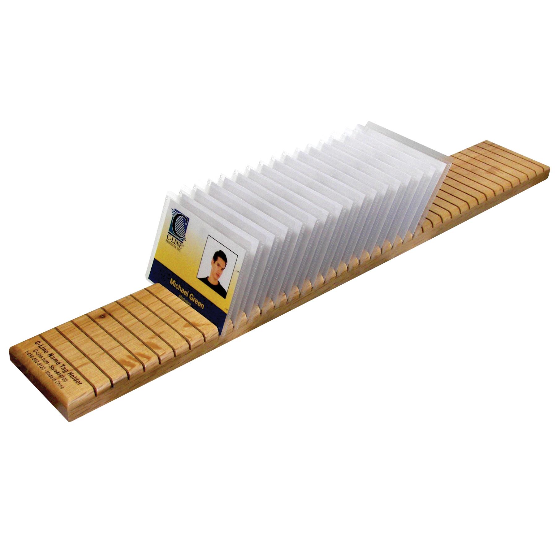 Amazon C Line Clip Style Name Badge Holders With Inserts 4 X 3 