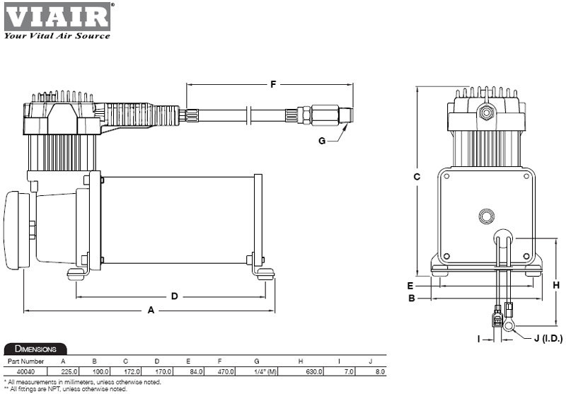 Amazon.co.jp: Viair 40040 400Cエアコンプレッサーキット : 車＆バイク