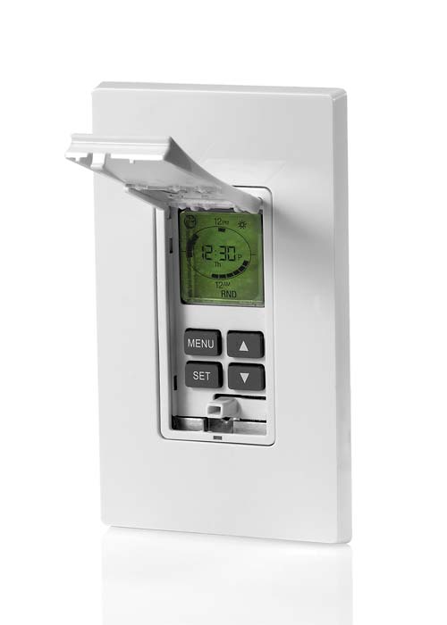 Leviton VPT24 1PZ Vizia 24 Hour Programmable Indoor Timer With 