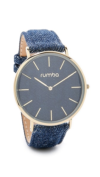 #1Sale RumbaTime SoHo Denim Watch Indigo Indigo - Women Watches Review 2015
