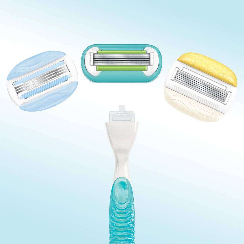 Amazon.com: Gillette Venus Embrace Women's Razor Blade Refills, 4 Count ...