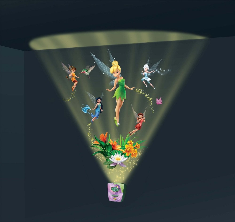 Buy Uncle Milton Wild Walls Tinker Bell - Light and Sound Room Decor ...