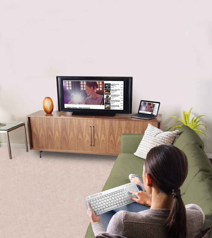 Amazon.in: Buy Logitech Wireless Touch Keyboard k400 with Built-in ...