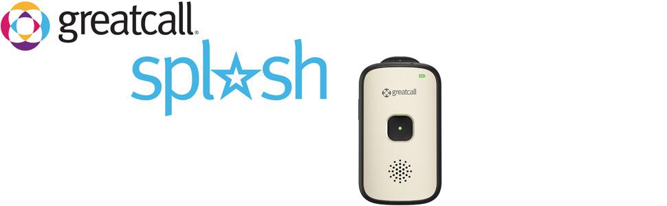 Amazon.com: GreatCall Splash Waterproof One-Touch Mobile Medical Alert ...