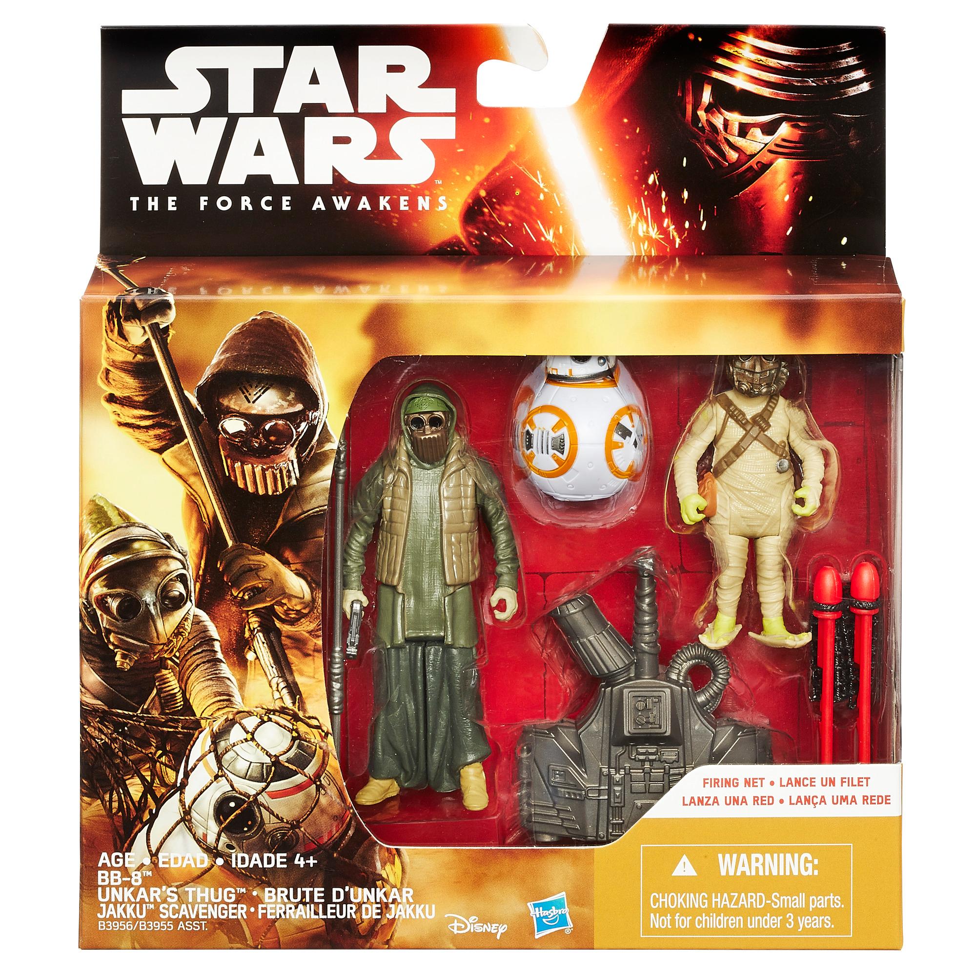 Amazon.com: Star Wars The Force Awakens 3.75-Inch Figure 3-Pack Desert ...