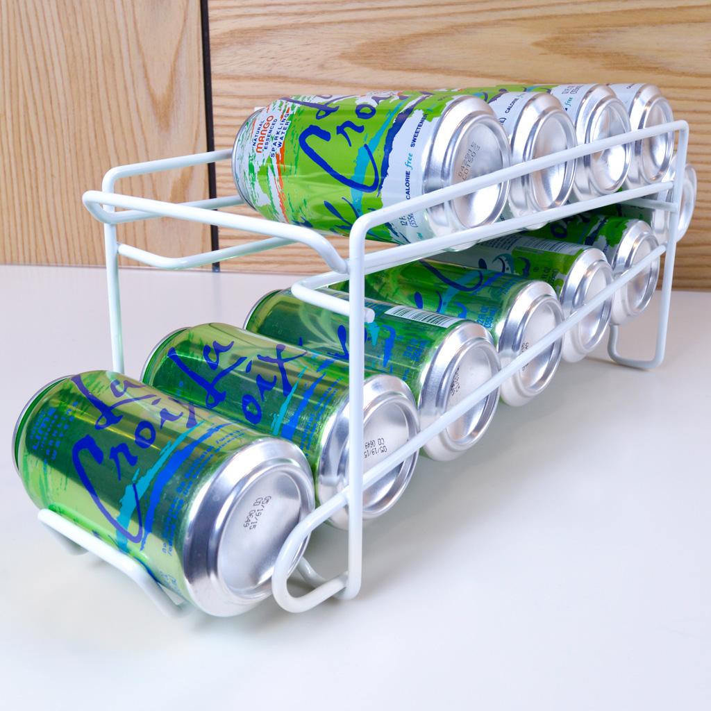 Amazon.com: Organized Living 12 Can Beverage Dispenser - Nickel: Soda ...