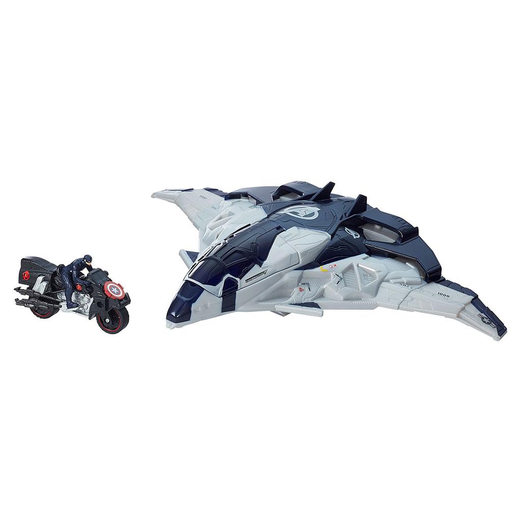Amazon.com: Marvel Avengers Age of Ultron Cycle Blast Quinjet Vehicle ...