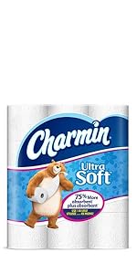 Amazon.com: Charmin Sensitive Toilet Paper 9 Mega Rolls (Pack of 4 ...