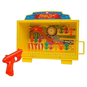 Amazon.com: Ideal Magic Shot Magnetic Shooting Gallery: Toys & Games