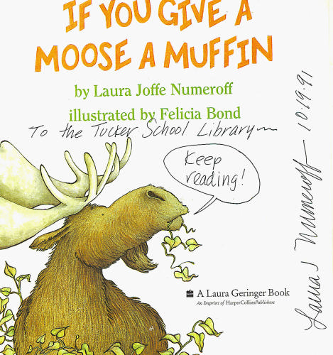If You Give A Moose A Muffin Book Cover