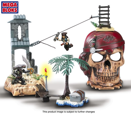 Amazon.com: Mega Bloks Pirates of the Caribbean -Isla Cruces: Toys & Games