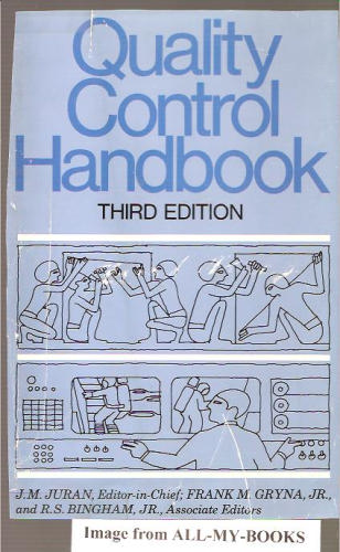Quality Control Handbook: J.M. Juran: 9780070331754: Amazon.com: Books