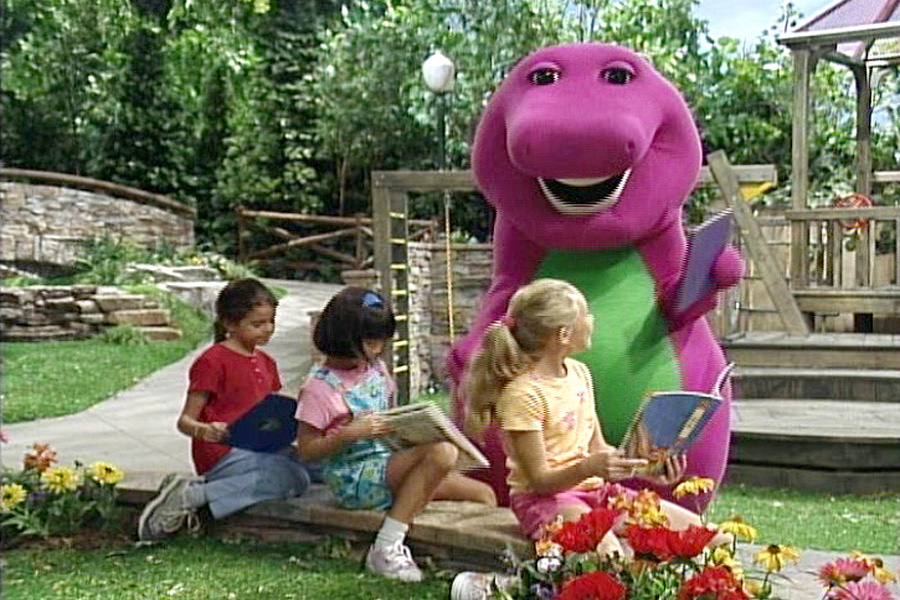 Amazon.com: Barney: Book Fair (DVD + Book Collection) : West, Bob, Deck ...