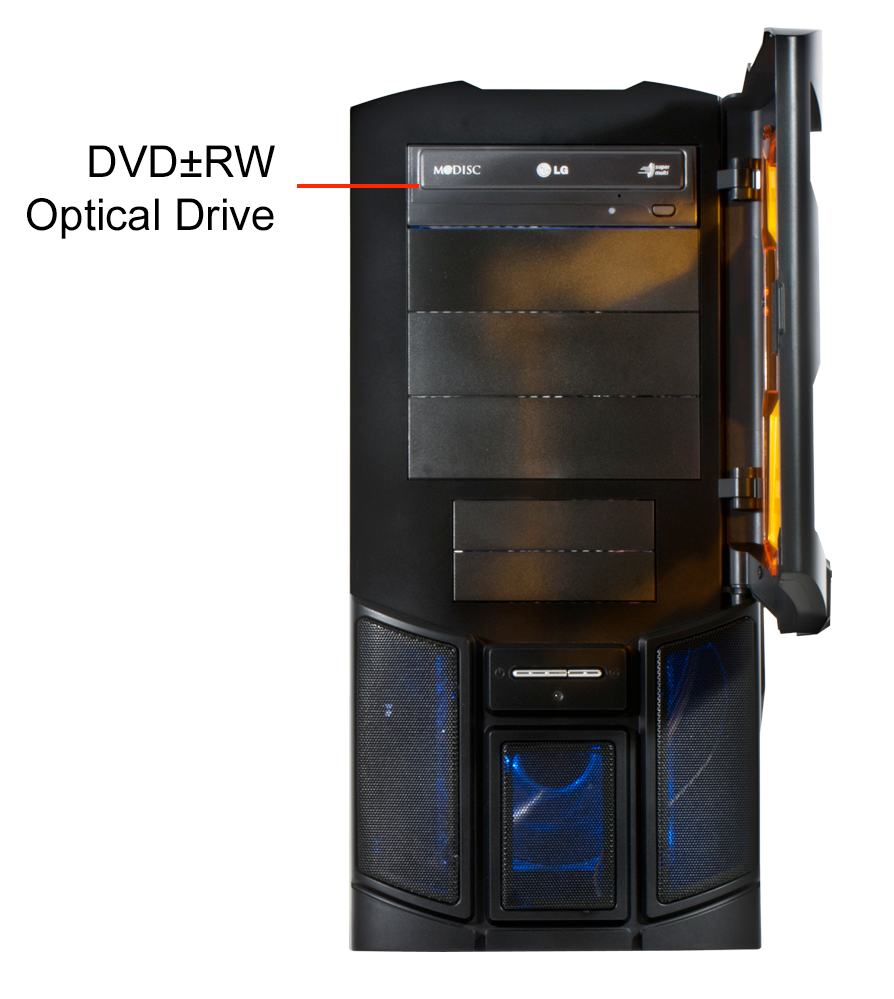 Amazon.com : CybertronPC Spartan Gaming PC (Black/Orange) : Desktop ...