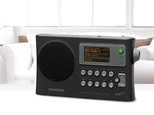 Sangean WFR Ultra-Compact Portable Wi-Fi Internet Radio