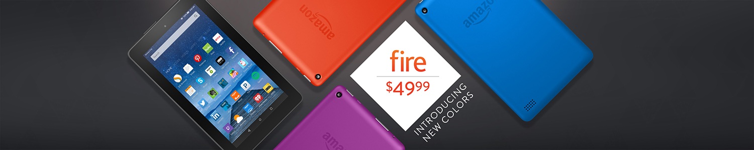 Amazon Fire now available in 3 new colors - Blue, Magenta, and ...