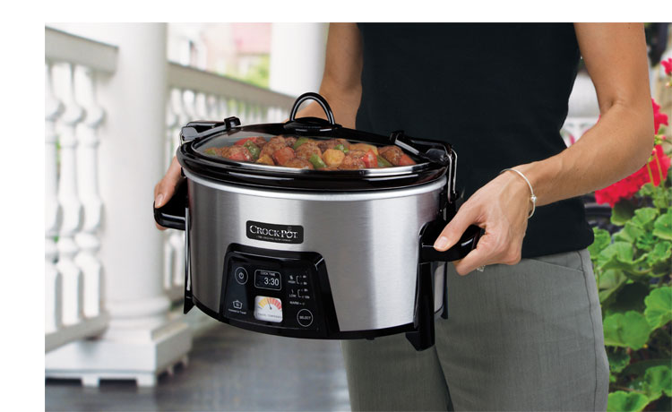 Crockpot SCCPCTS605-S Cook Travel Serve 6-Quart Programmable Slow ...