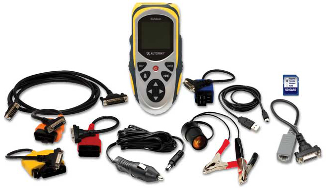 AutoXray AX7000H TechScan Domestic OBD I and OBD II Enhanced CAN Scan ...