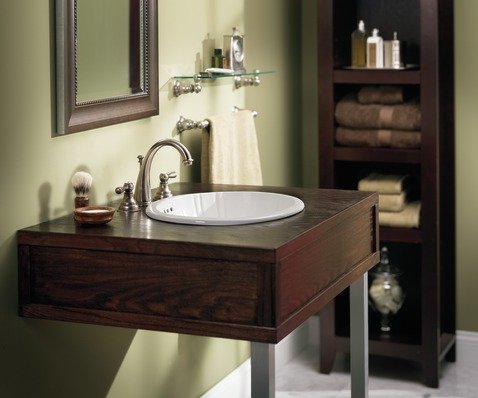 Amazon | Moen t6125 Kingsley 2ハンドル高アークバスルーム蛇口 T6125BN 1 | 洗面水栓