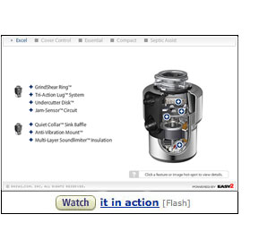 InSinkErator Evolution Excel 1.0 HP Household Food Waste Disposer