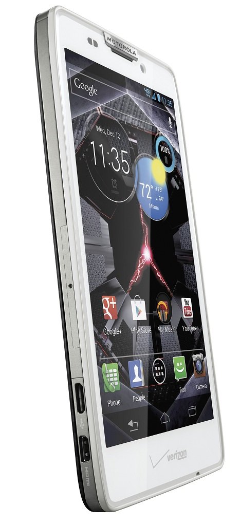 # Motorola DROID RAZR HD 4G Android Phone, White (Verizon Wireless ...