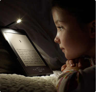 Amazon Kindle Lighted Leather Cover, Saddle Tan (will only fit Kindle ...