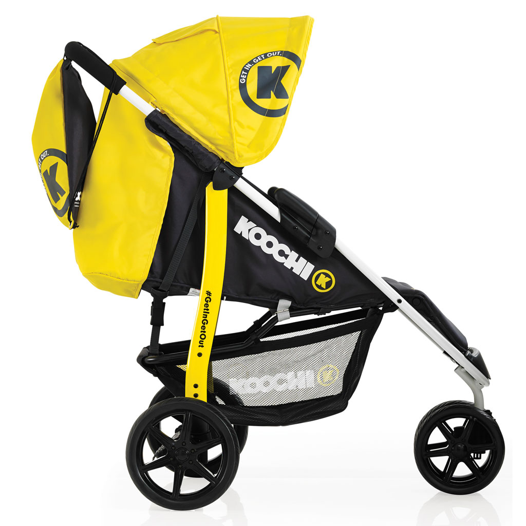 Koochi Pushmatic Stroller (Primary Yellow) : Amazon.co.uk: Baby Products